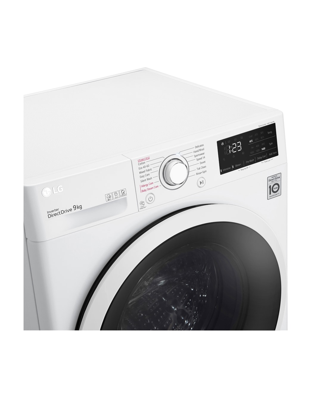 Lavatrice 9kg AI DD™ | Serie V3 Classe B | 1400 giri, Lavaggio a vapore, Inverter Direct Drive ...