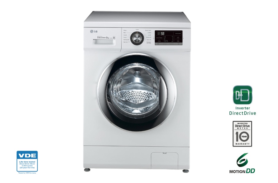 LG Lavatrice 8 Kg Oblò Cromato - FH2G6TDN2 | LG IT