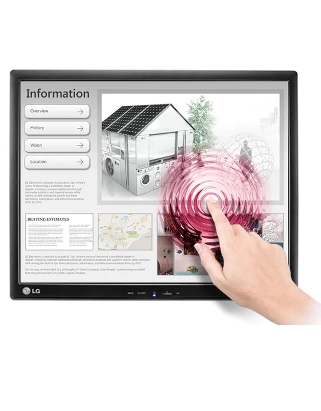 LG Business | Monitor Touch 17" | HD, Single-Touch - 17MB15TP-B | LG Italia
