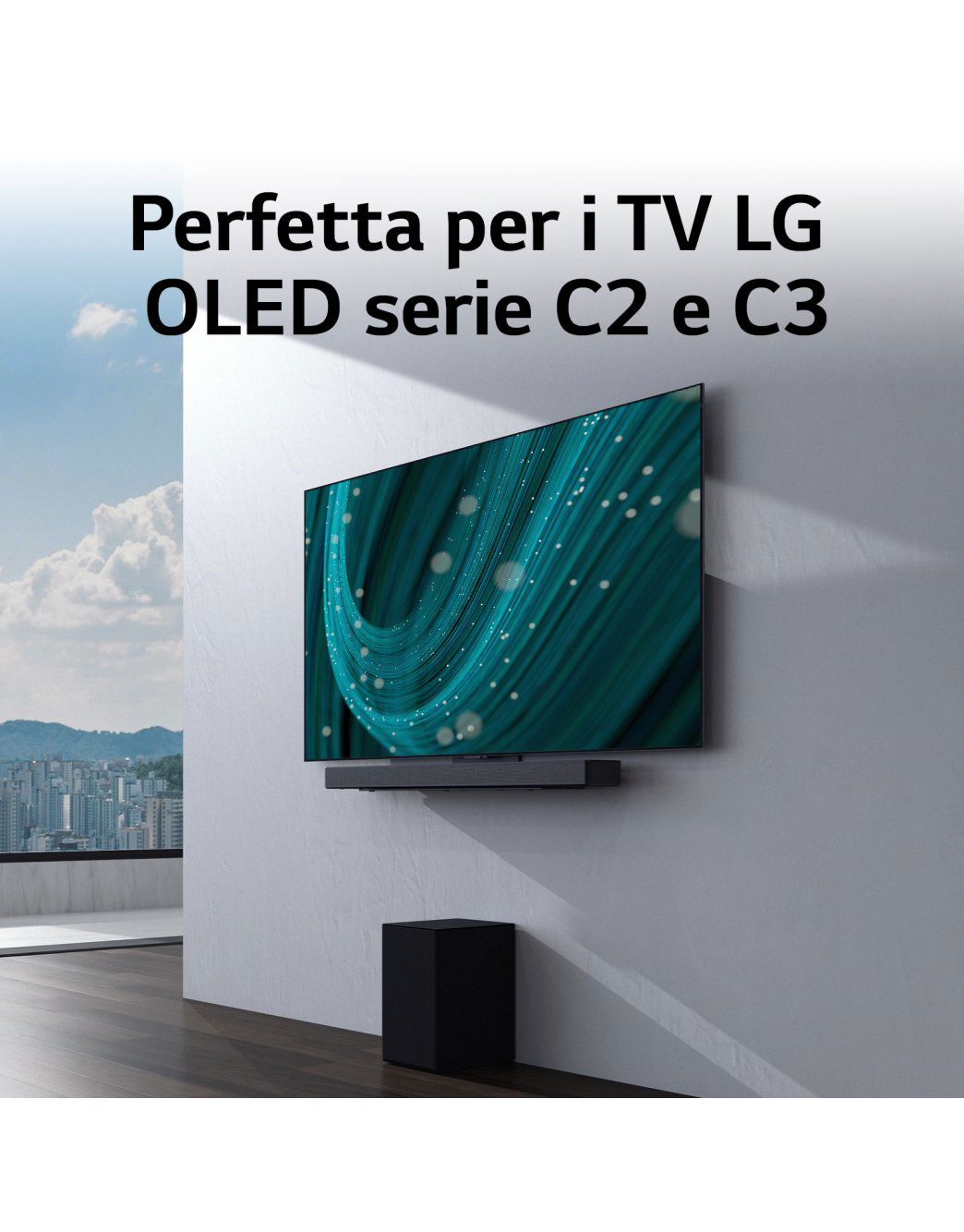 Soundbar SC9S | 3.1.3 canali, 400W | Triplo speaker up-firing, Staffe ...