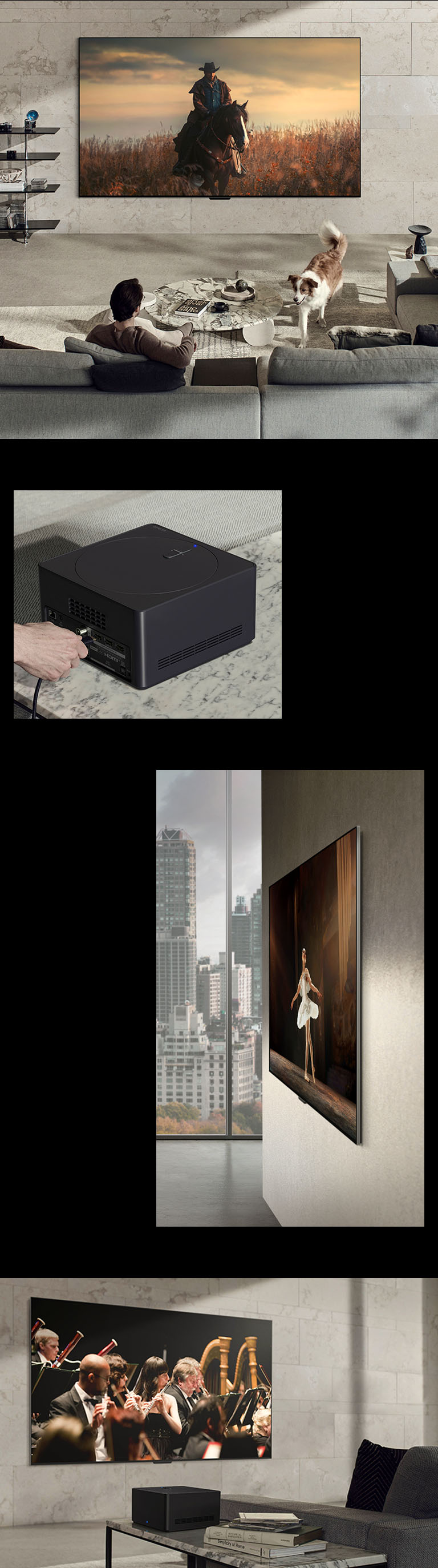 TV OLED evo | Serie M3 83'' | Schermo wireless, Box Zero Connect, 4K ...