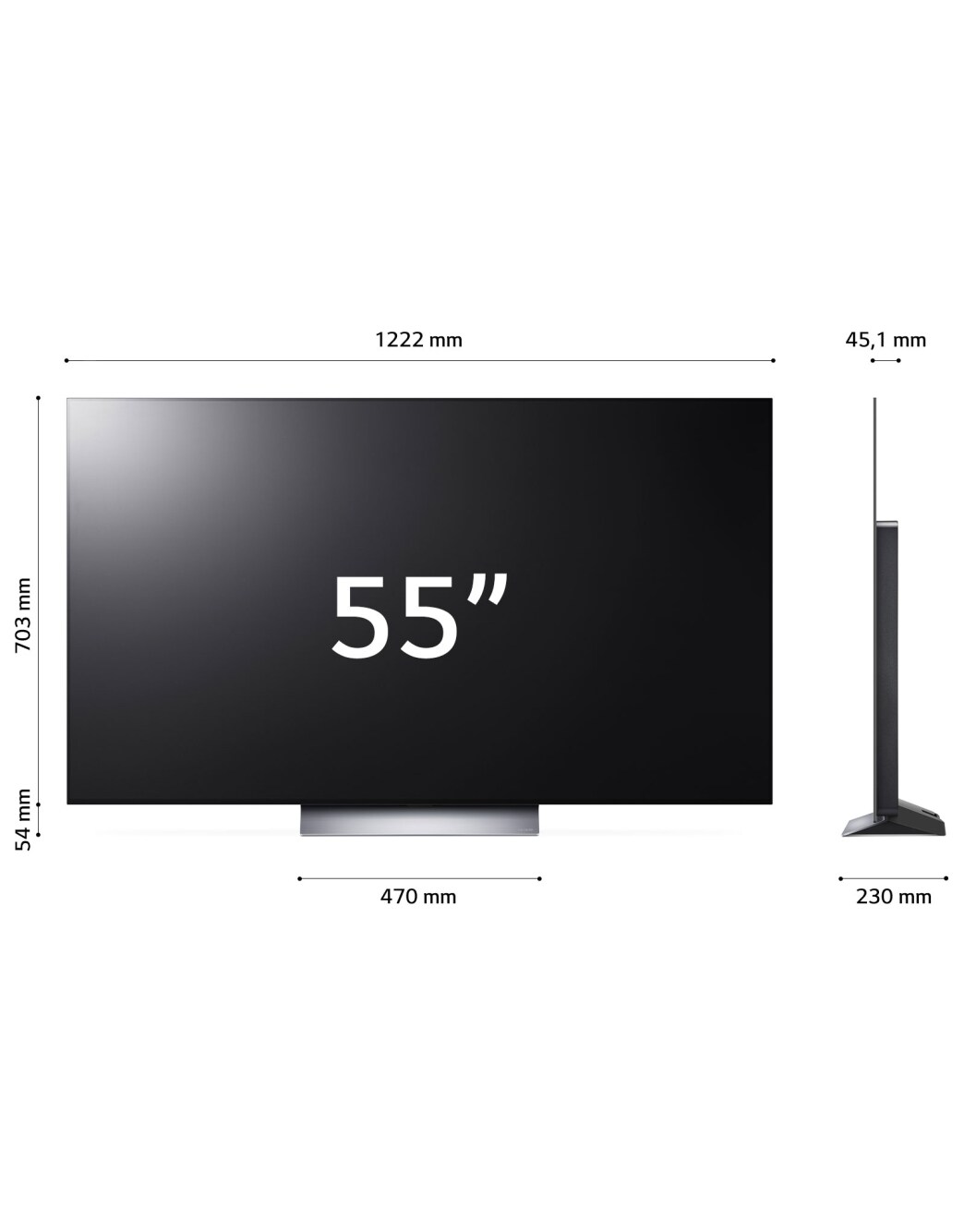 TV 55'' OLED evo 4K | OLED55C34LA | TV | LG IT