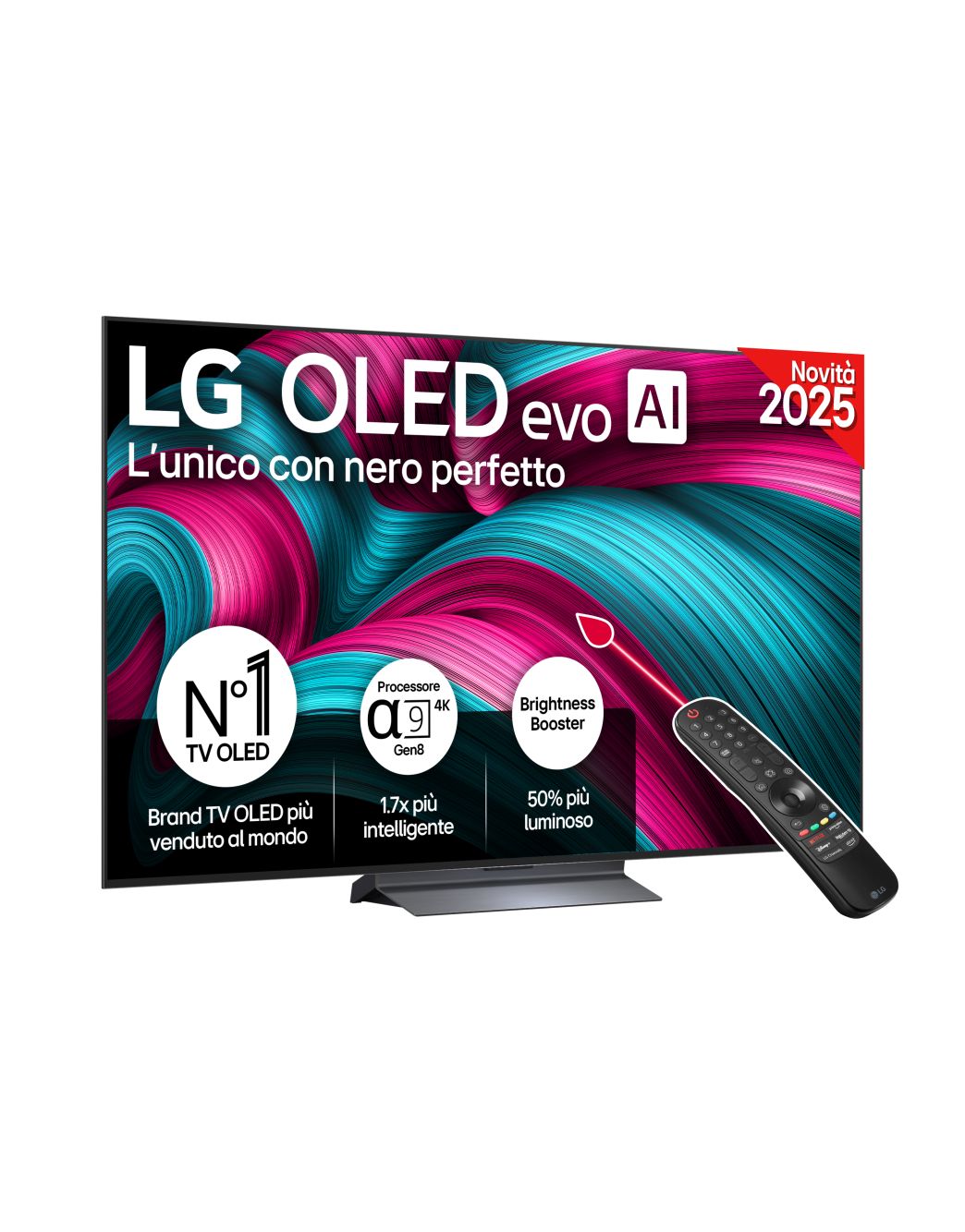 TV 65 pollici LG OLED evo AI C5 4K Smart TV 2025 - OLED65C55LA | LG Italia