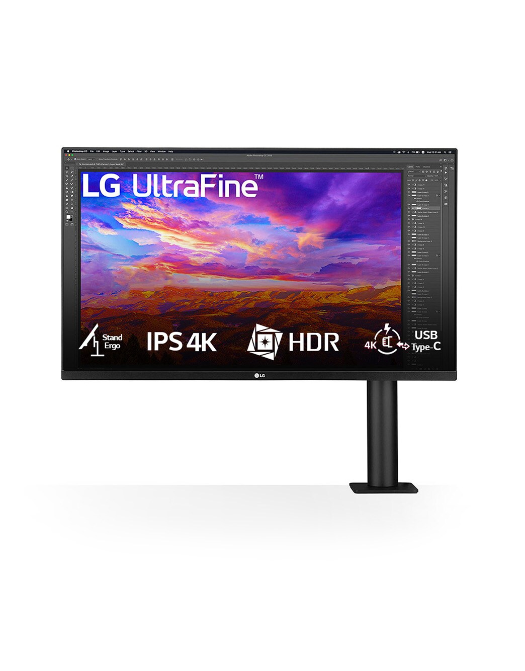Monitor Ergo 32" | Serie UN88AP | 4K HDR, IPS, USB-C, Speaker Integrati ...