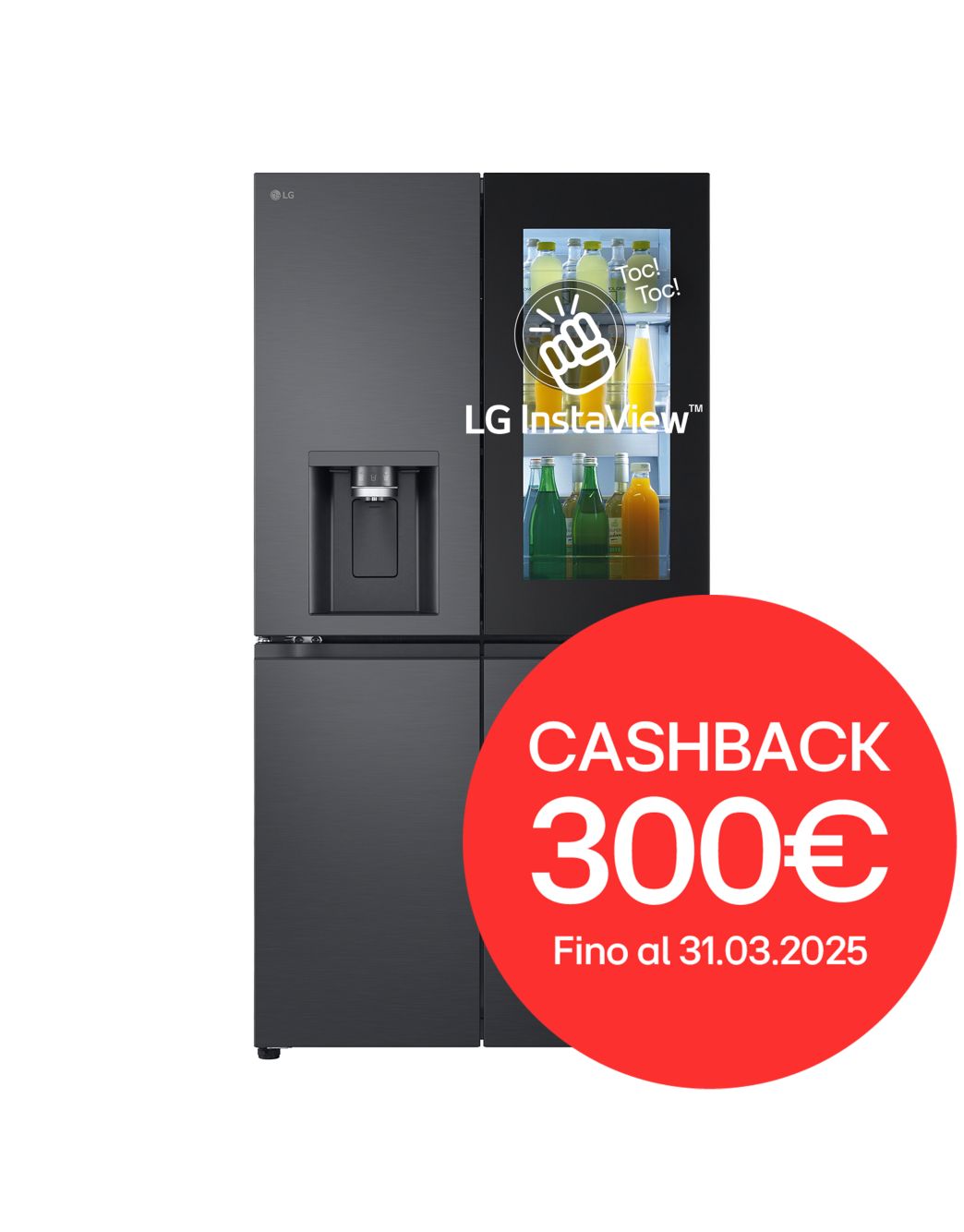 LG GMG960EVJE Frigo InstaView Multidoor Classe E Nero | LG IT | LG IT