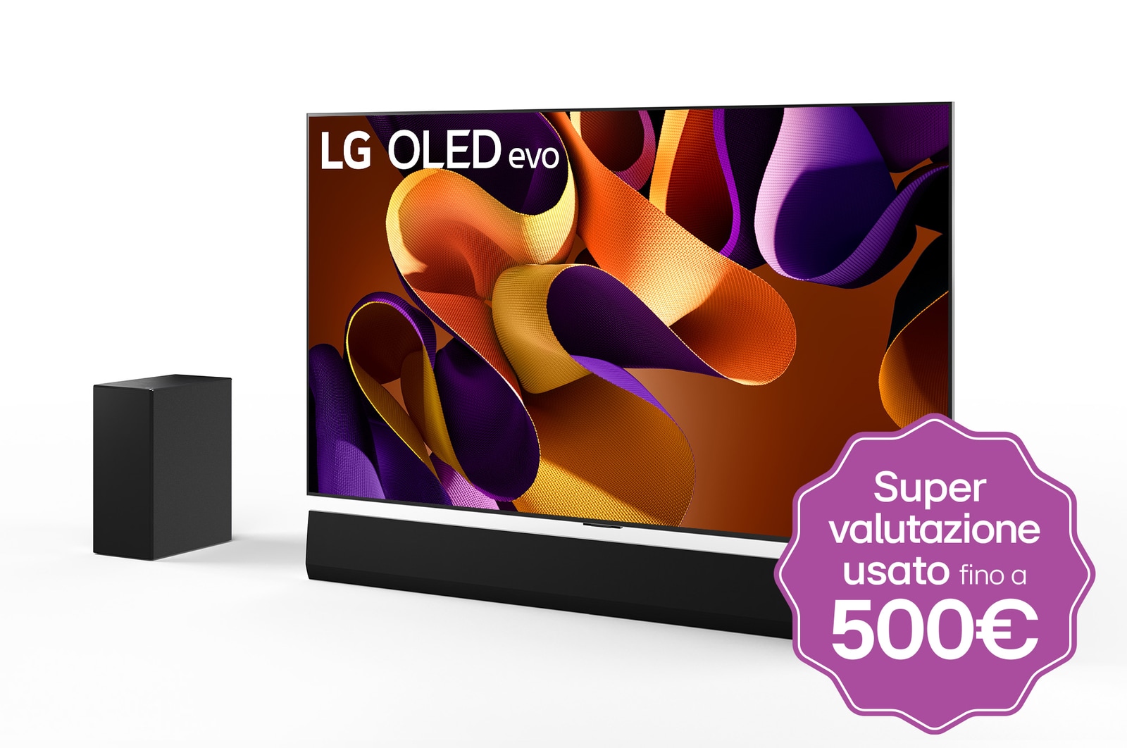 Offerta Kit Esclusivo: TV OLED evo Serie G4 65'' 4K + Soundbar SG10TY 420W su 3.1 canali | LG ...