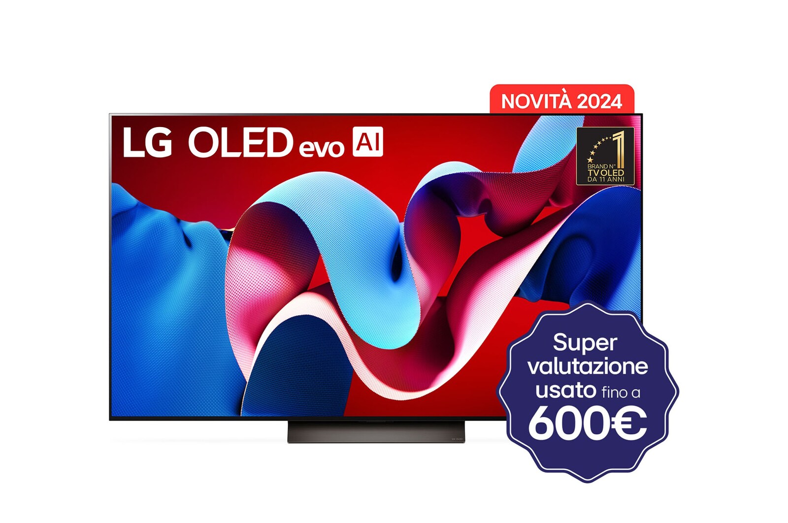TV 77 pollici LG OLED evo AI C4 4K Smart TV - OLED77C44LA | LG IT