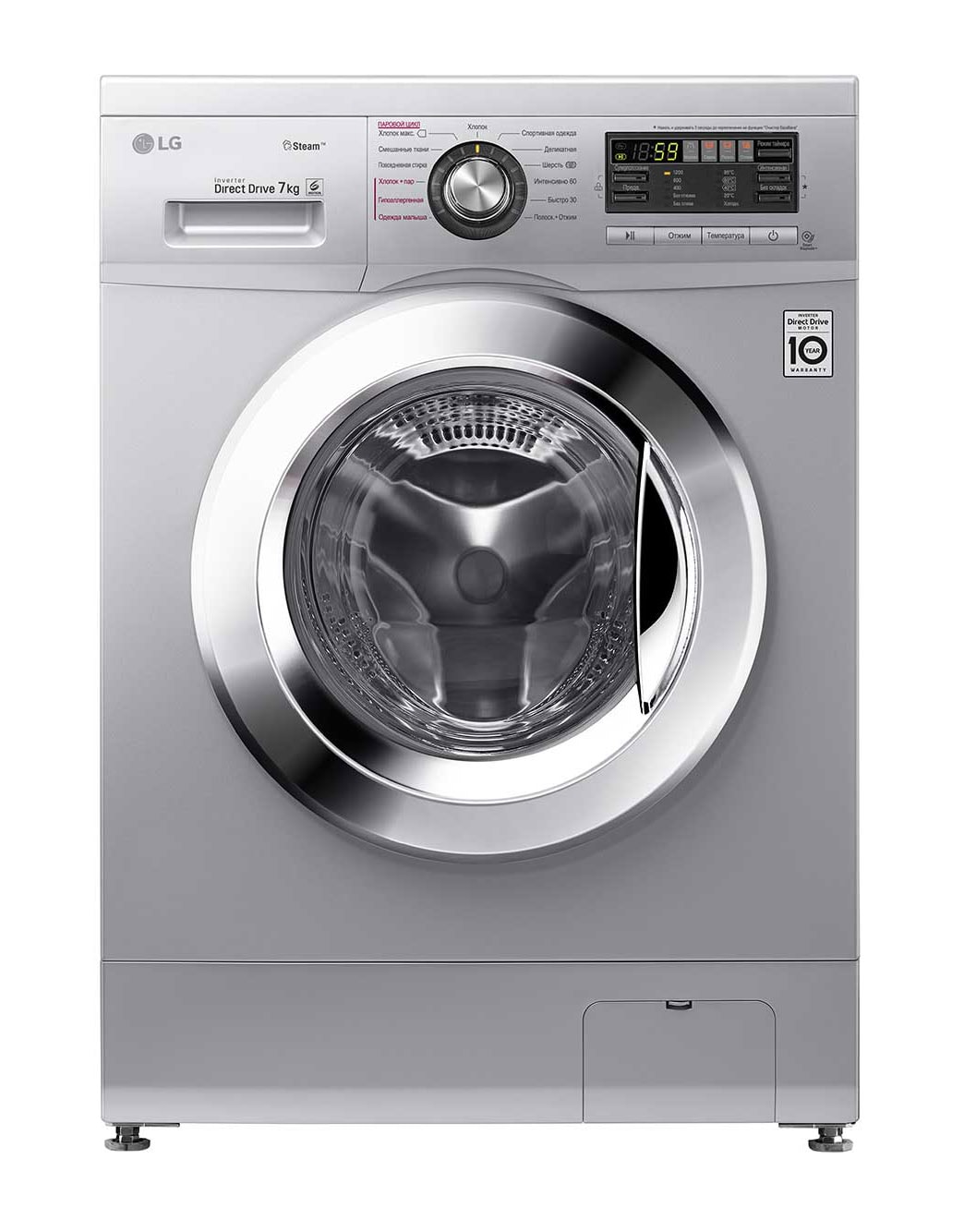 Стиральная машина LG, 7 кг, Steam™ - F1296HDS4 | LG KZ