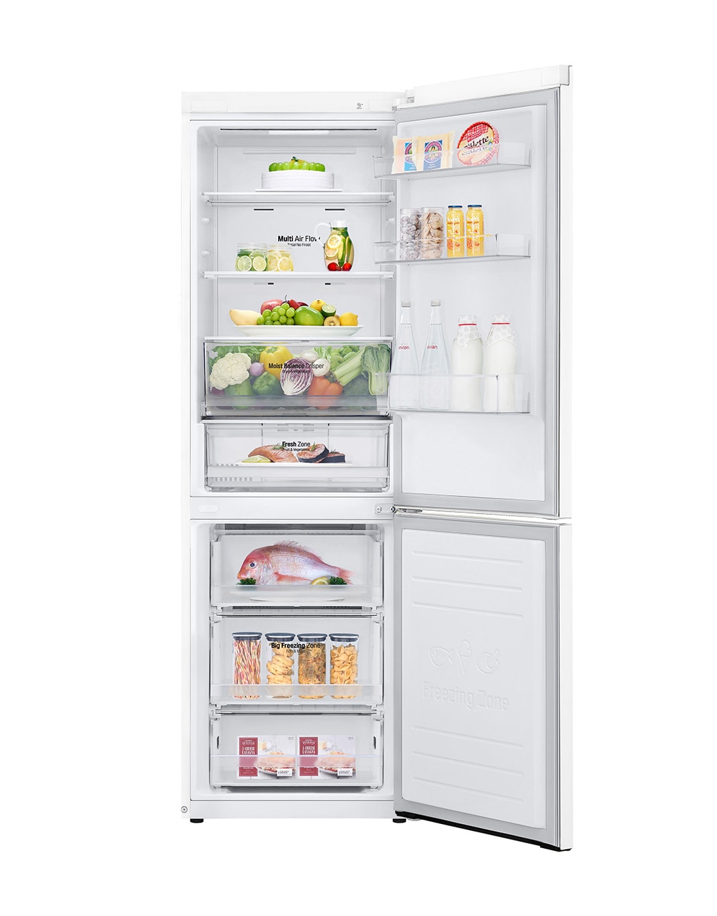 Холодильник GC-B459MQWM LG DoorCooling+™ 341л | LG KZ