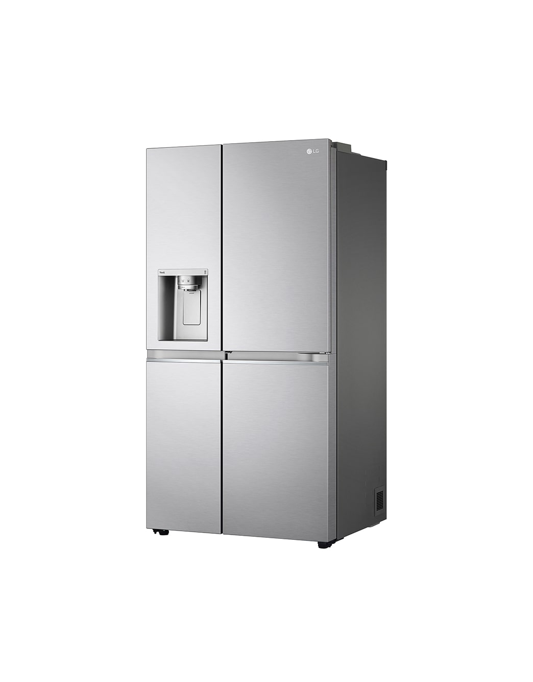 Вид холодильника GC-J257CAEV, LG Side-by-Side, 617л спереди | LG KZ