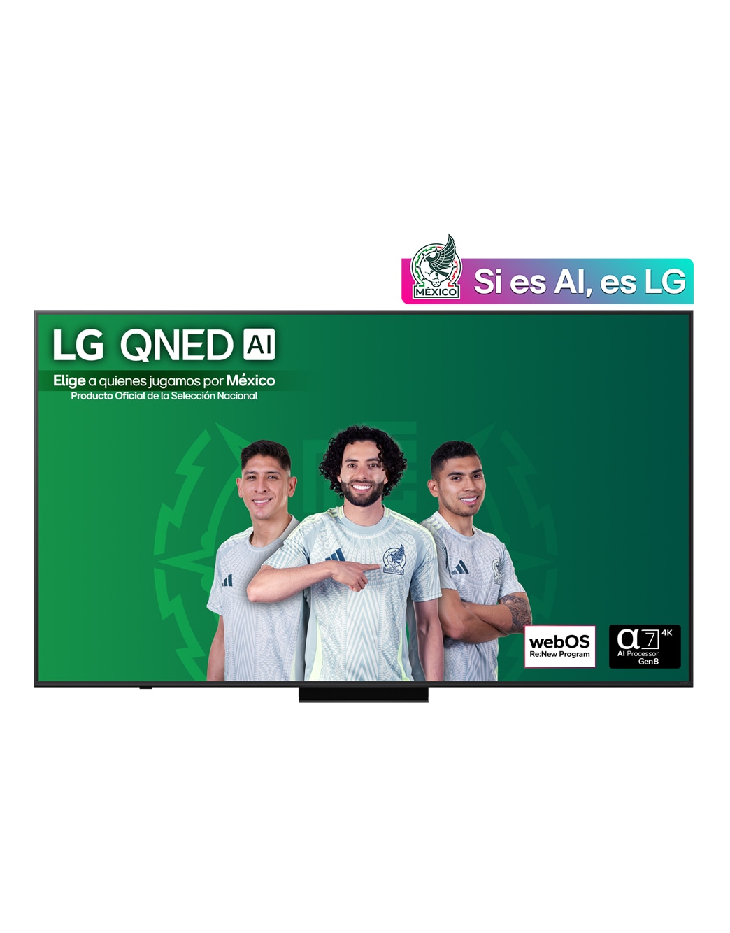 Pantalla 86 pulgadas LG QNED AI QNED83 4K SMART TV 2025 | LG MX