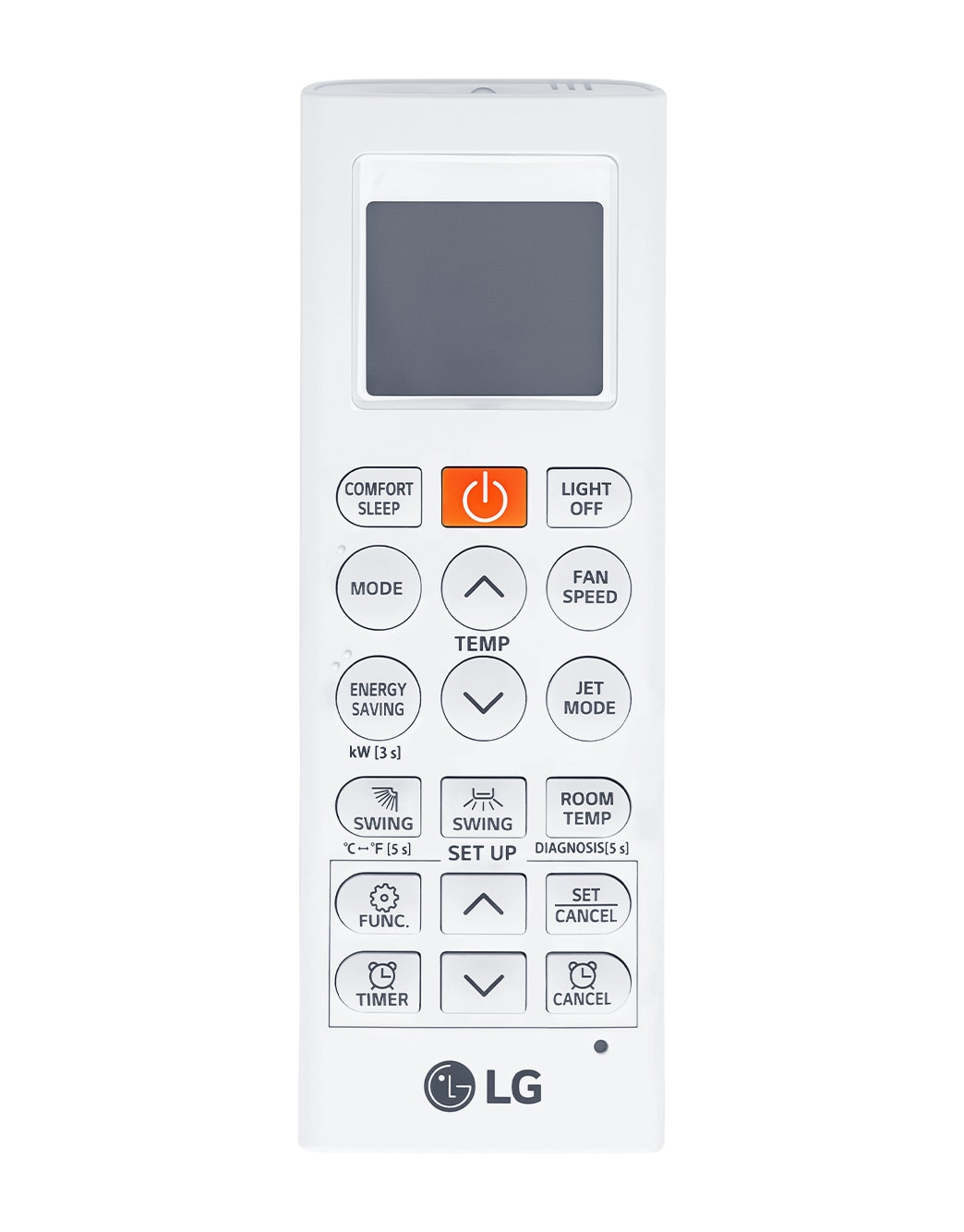 Controlador remoto para aire acondicionado de pared (incluye base ...