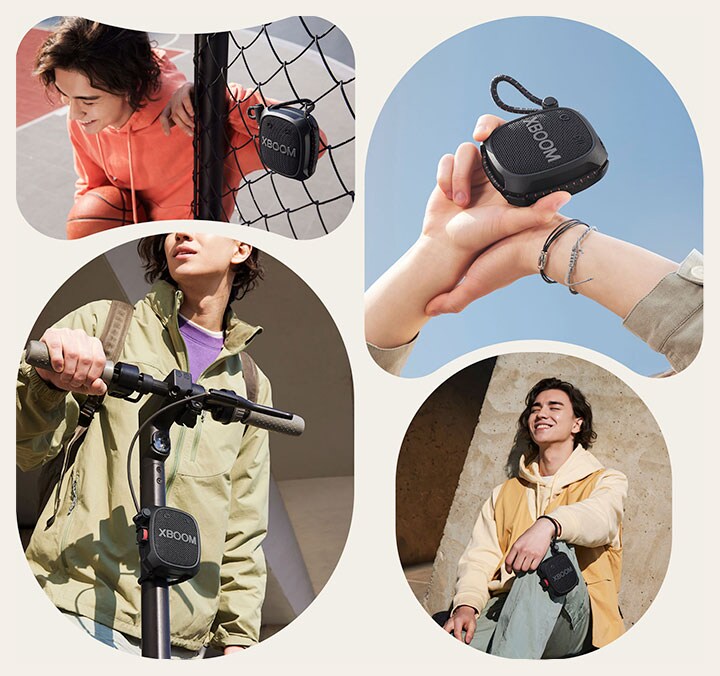 Bocina inalámbrica LG XBOOM Go XG2T con sonido potente y hasta 10 hrs ...