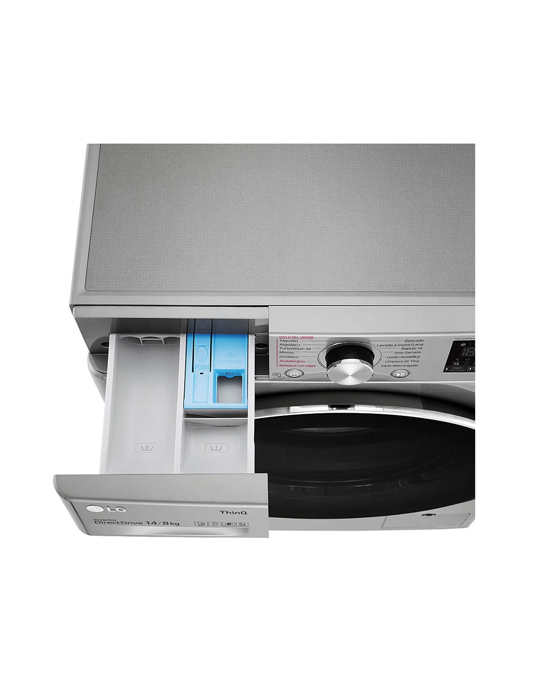Lavadora Carga Frontal 14kg WD14VV3S6C | LG MX