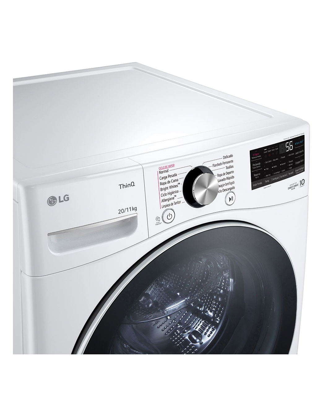 20/11 Lavadoras y Secadoras - WD20WV26R | LG MX
