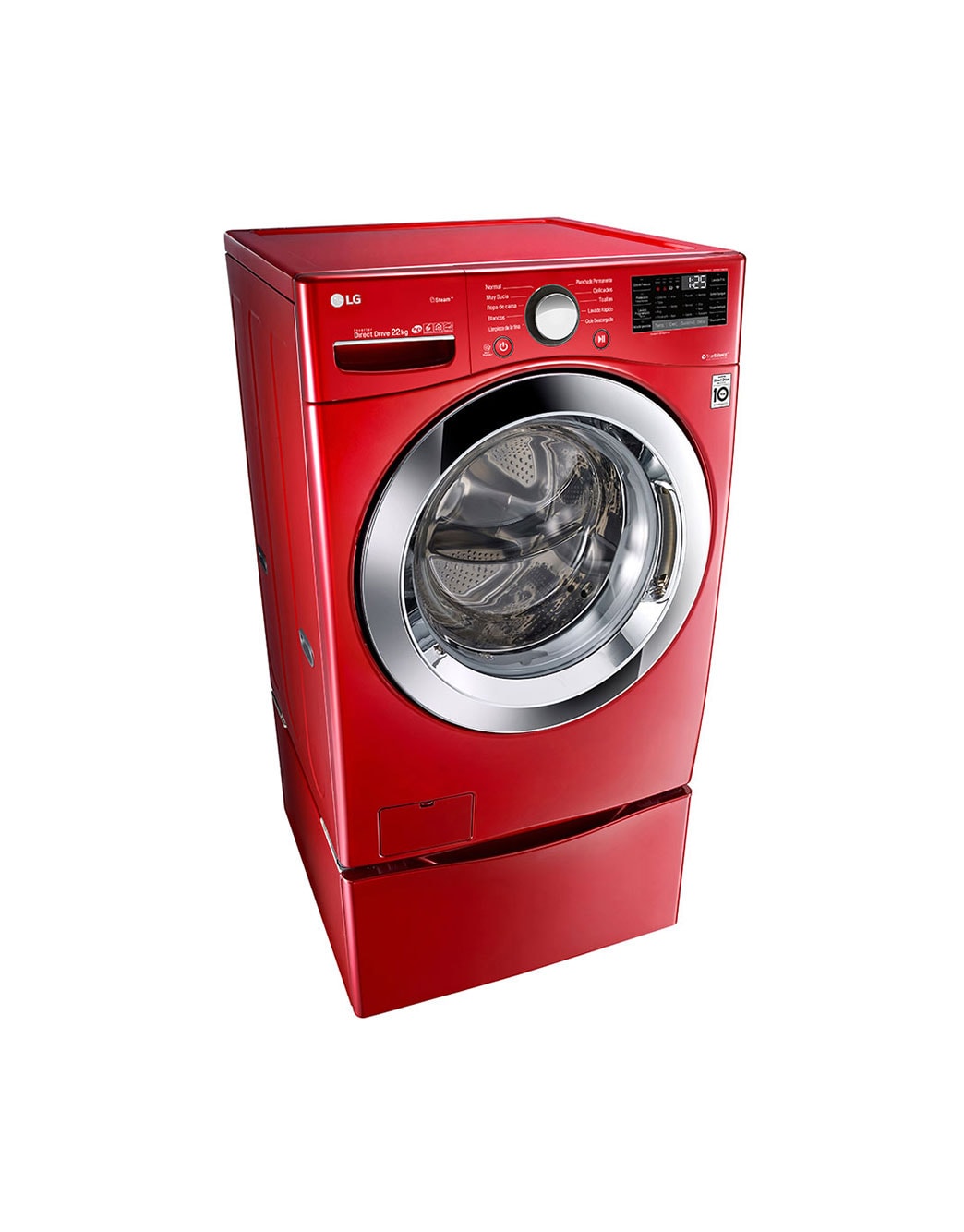 Lavadora Smart Carga Frontal 6 Motion DD con Motor Inverter Direct Drive, con LG ThinQ, 22 Kg ...