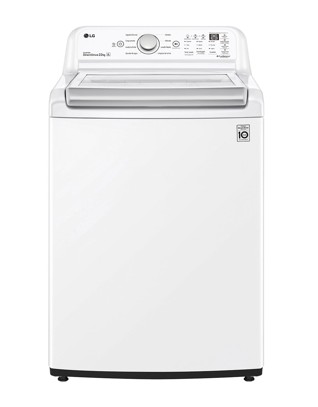 Lavadora Carga Superior Motor Inverter DD™ 22 kg | LG MX