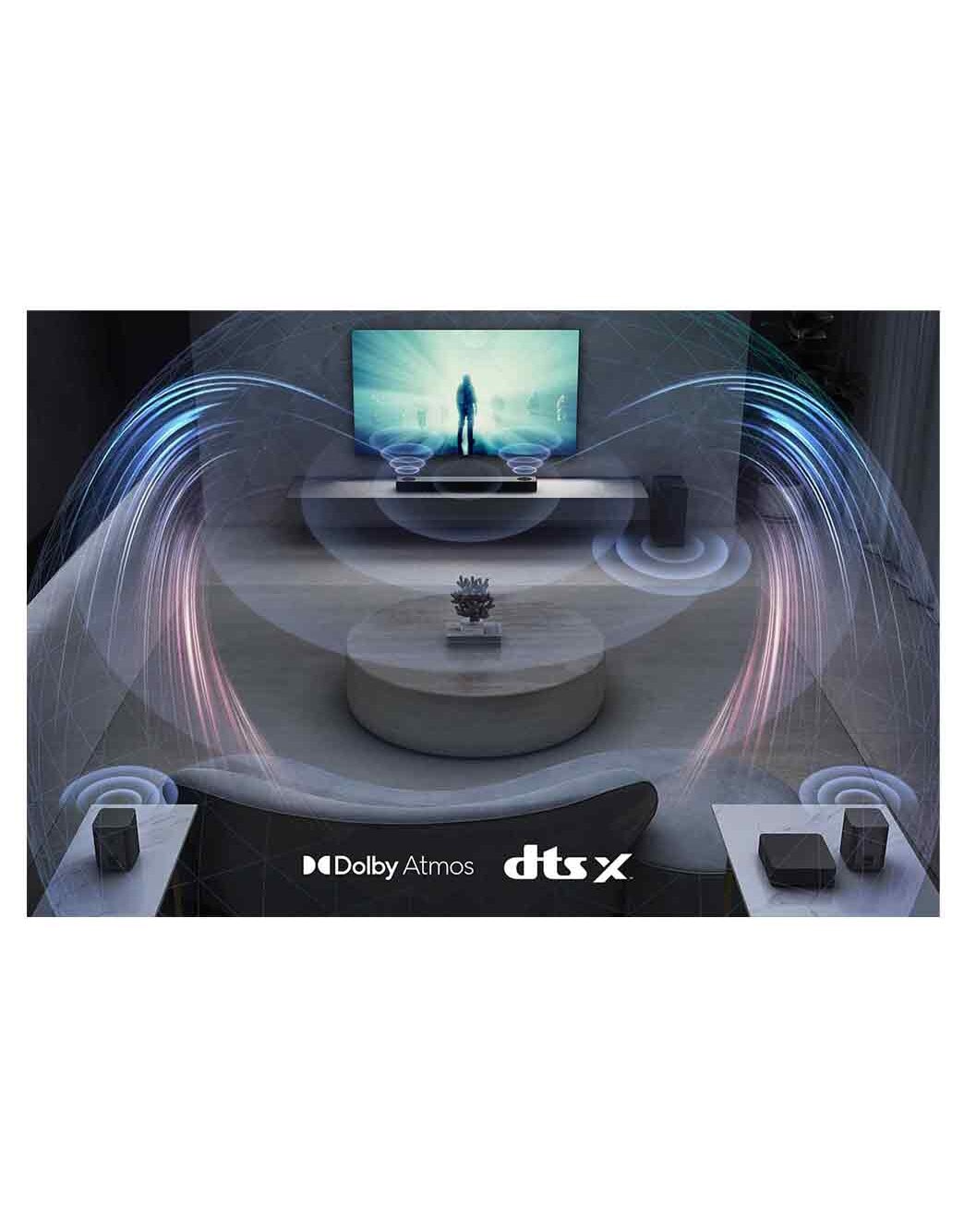 LG Soundbar | Barra de Sonido LG S75QR| 520W | 5.1.2 canales | Dolby ...