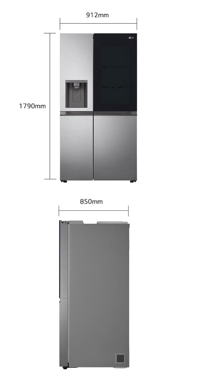 Refrigerador Instaview 27 pies³ VS27GNIP | LG MX