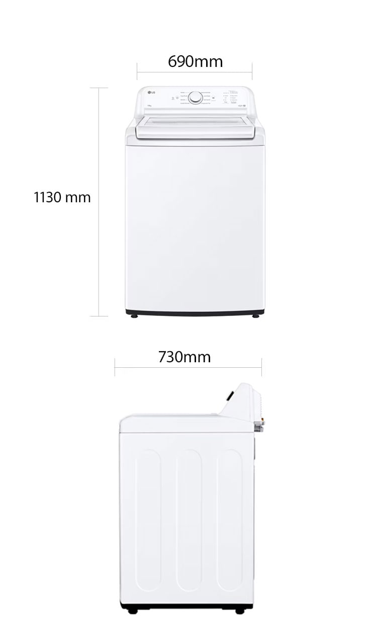 Lavadora LG Carga Superior Agitador 4-Way™ 19 kg | LG MX
