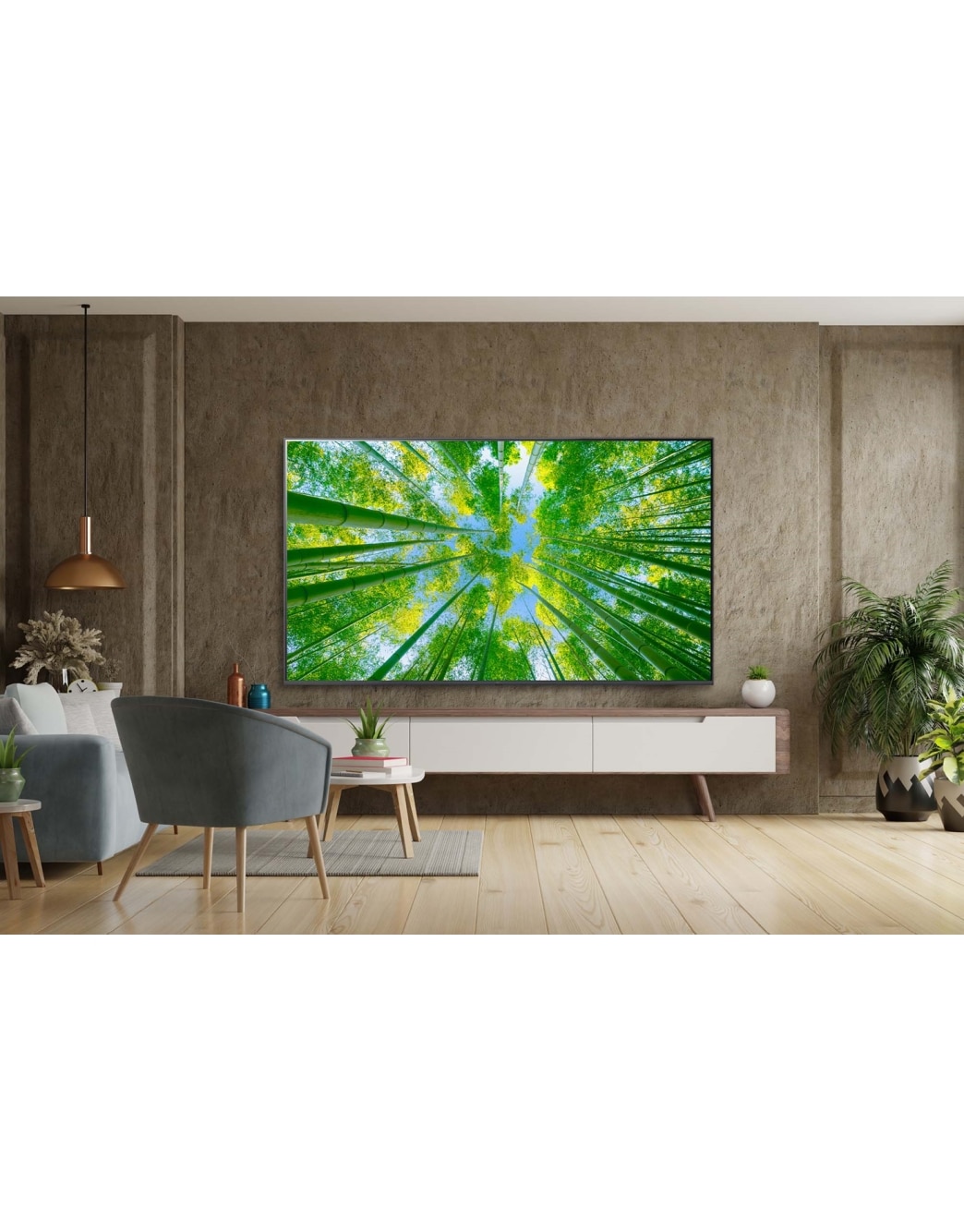 Pantalla LG AI UHD UQ80 60 pulgadas 4K SMART TV ThinQ AI - 60UQ8000PSB ...