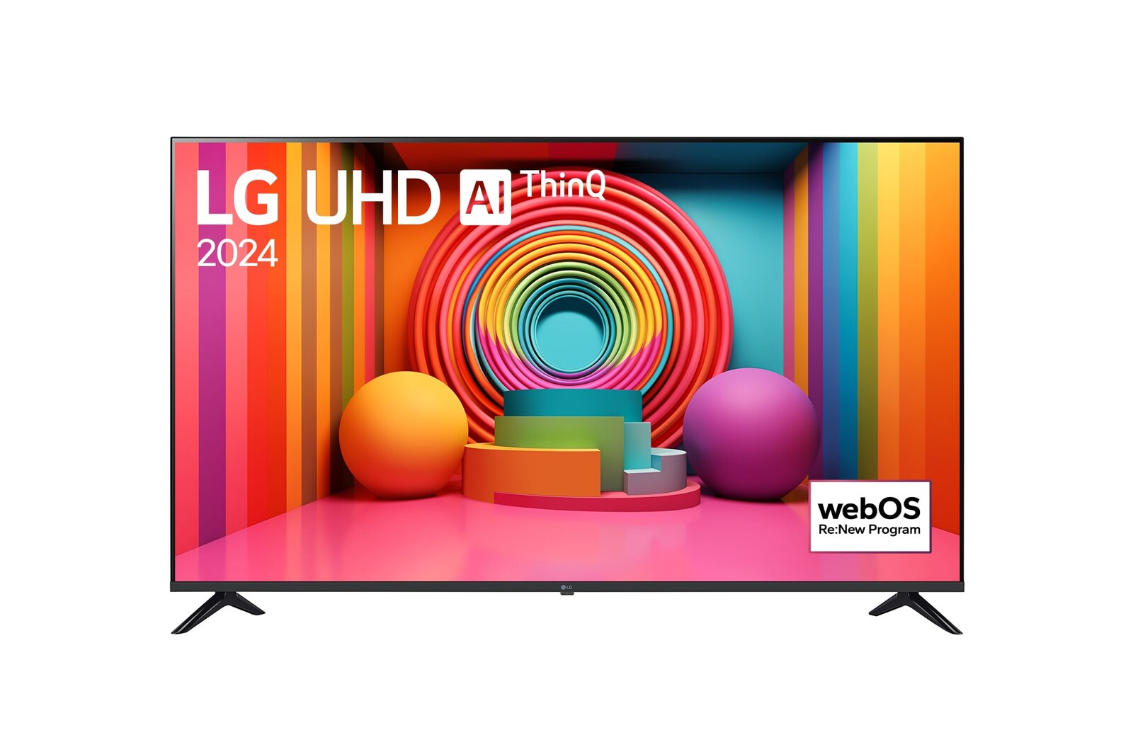 Pantalla LG UHD AI ThinQ 65 pulgadas 4K SMART TV 2024 65UT7570PUB ...