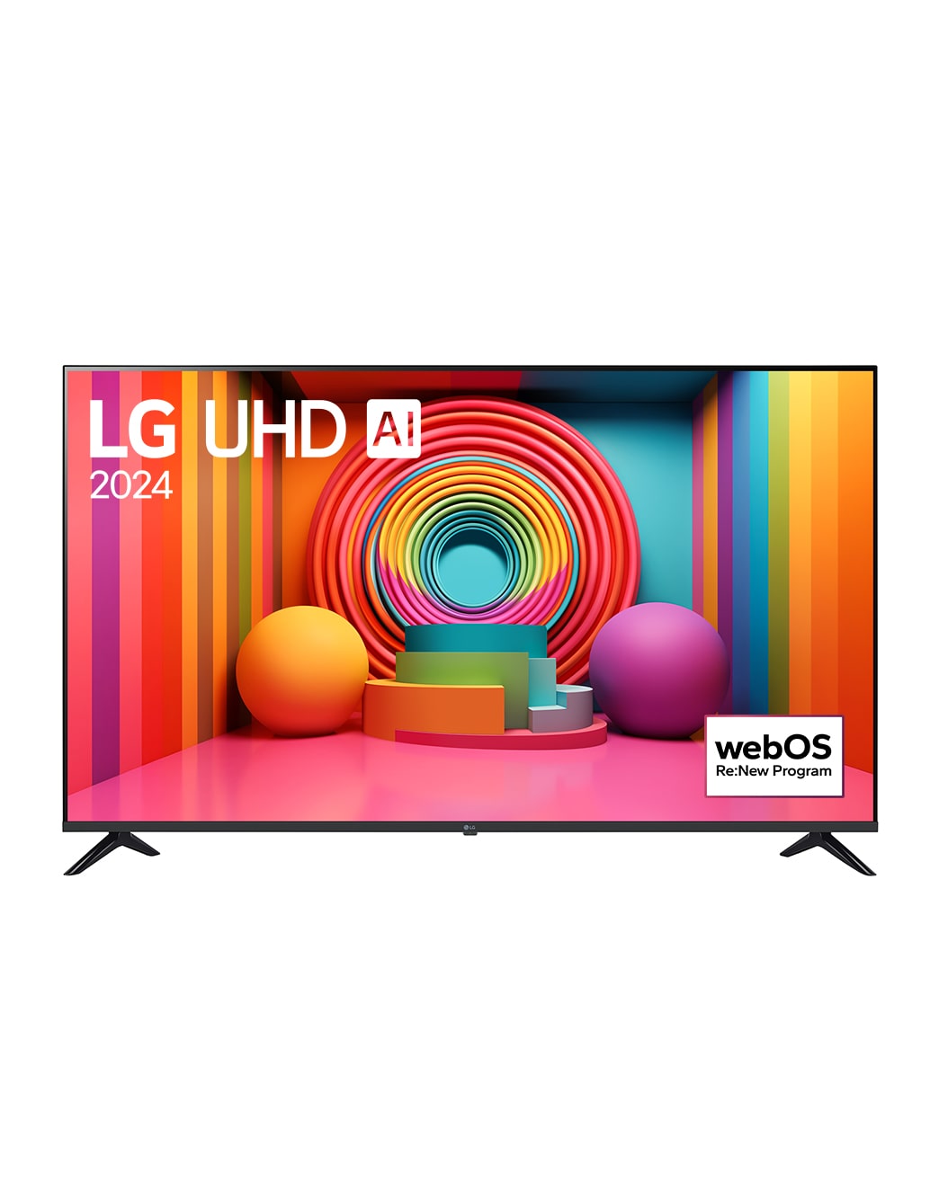 Pantalla LG AI UHD UT75 65 pulgadas 4K SMART TV 2024 ThinQ AI ...
