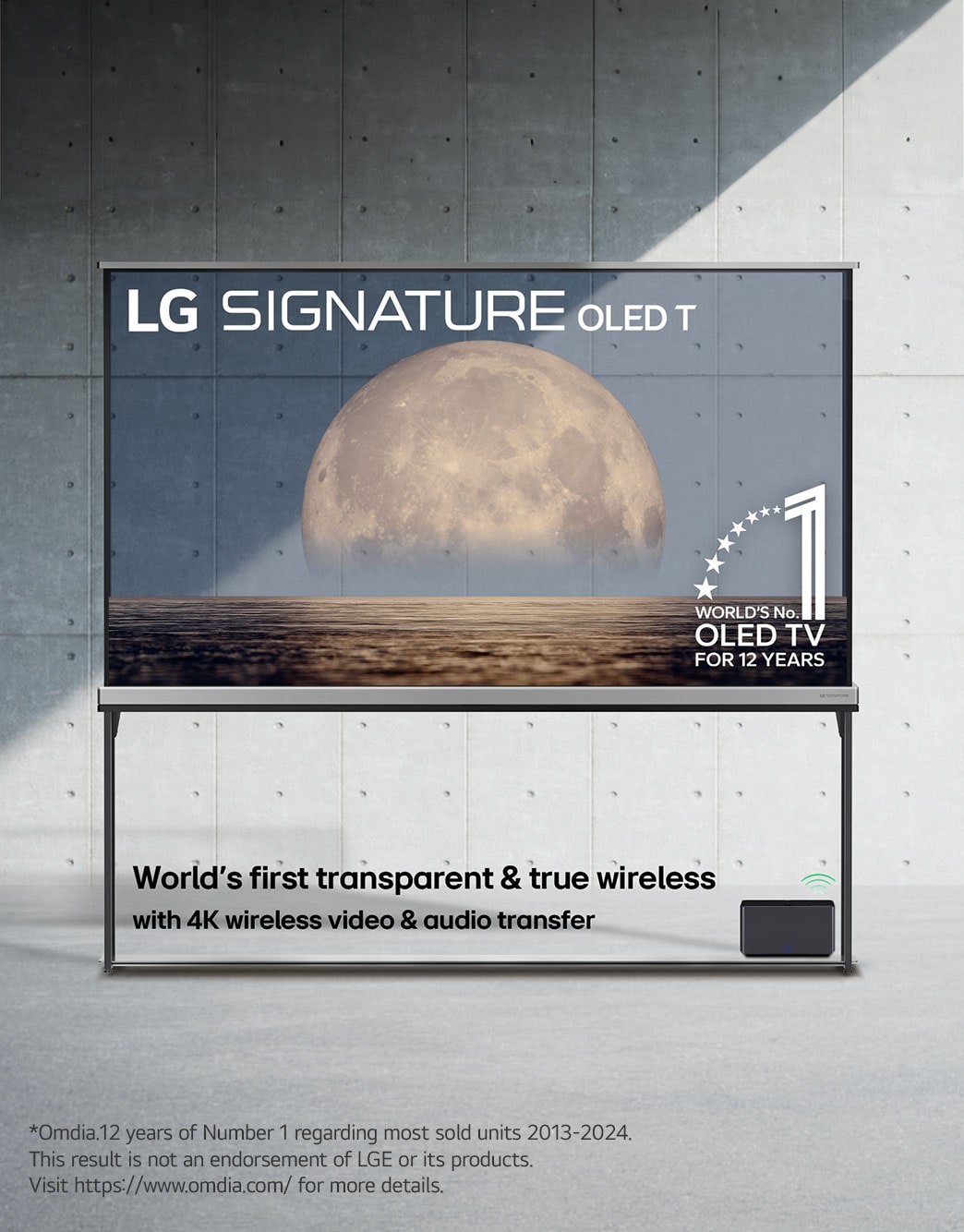 El primer televisor LG SIGNATURE OLED T4 AI SMART TV 2025 Transparente ...