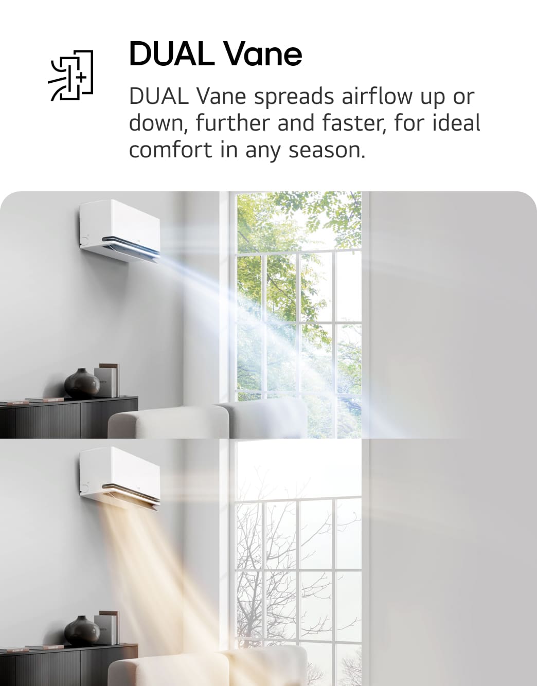 LG DUALCOOL Ai Air, 1.5T Frío y Calor (220V/60 Hz) | LG MX