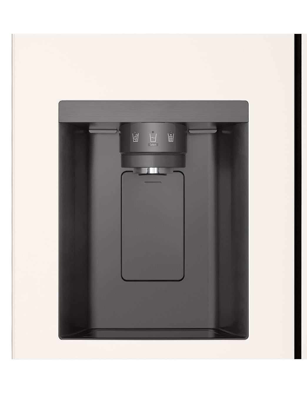 635l Side by Side Fridge in Beidge White | LG Malaysia