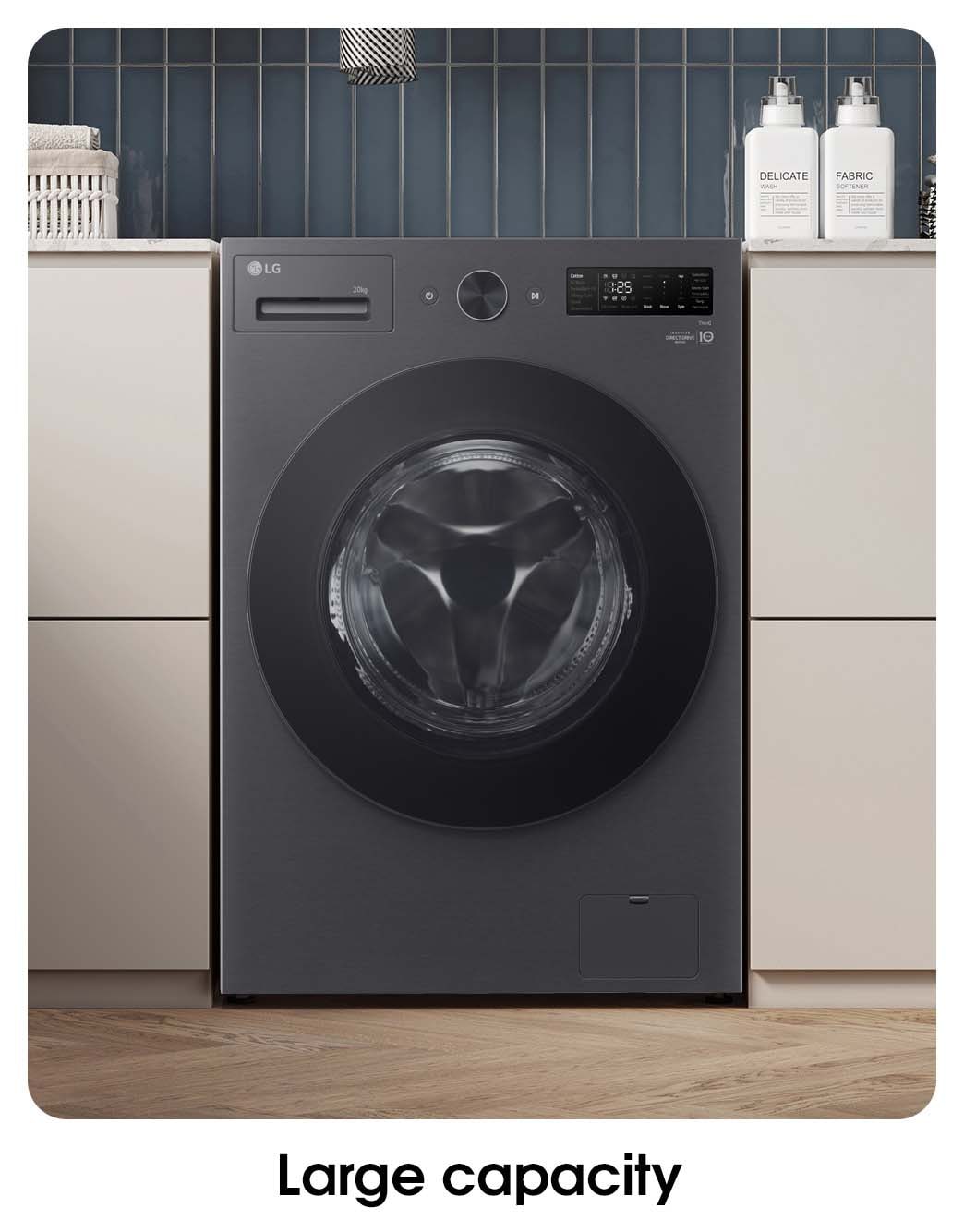 20kg Front Load Washer with AI Direct Drive™ and TurboWash™ - F2520SNEK ...