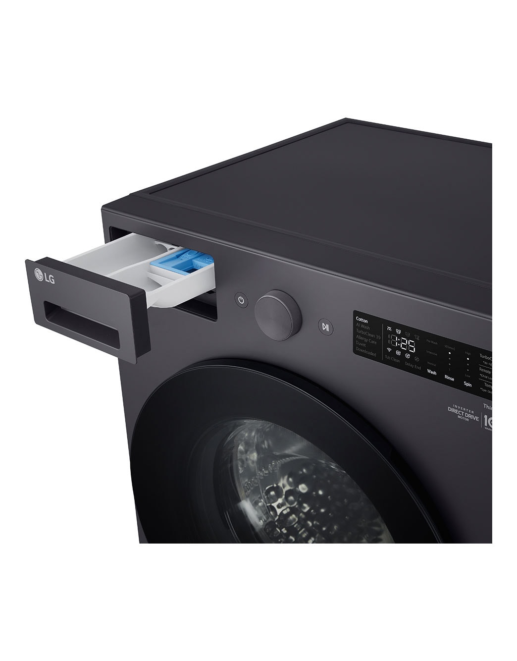 15kg Slim Front Load Washer with AI Direct Drive™ and TurboWash ...
