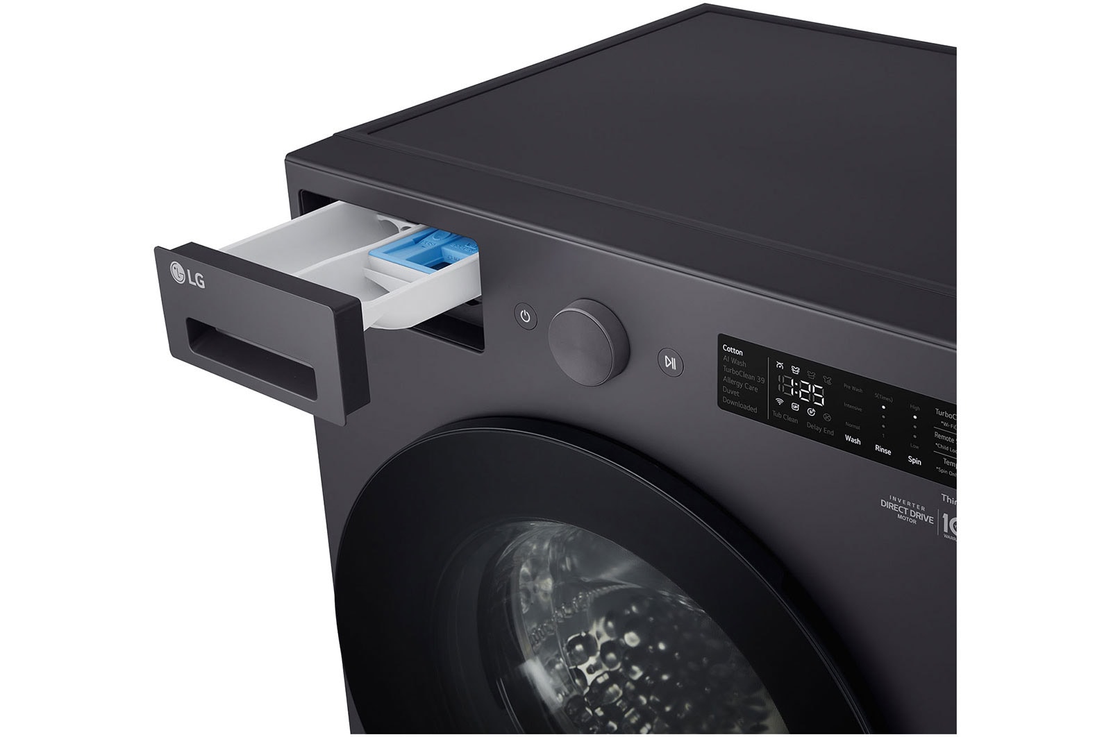 15kg Slim Front Load Washer with AI Direct Drive™ and TurboWash ...