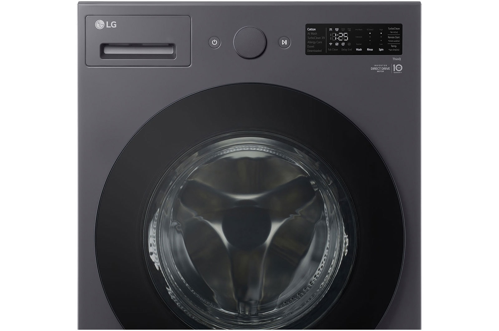15kg Slim Front Load Washer with AI Direct Drive™ and TurboWash ...