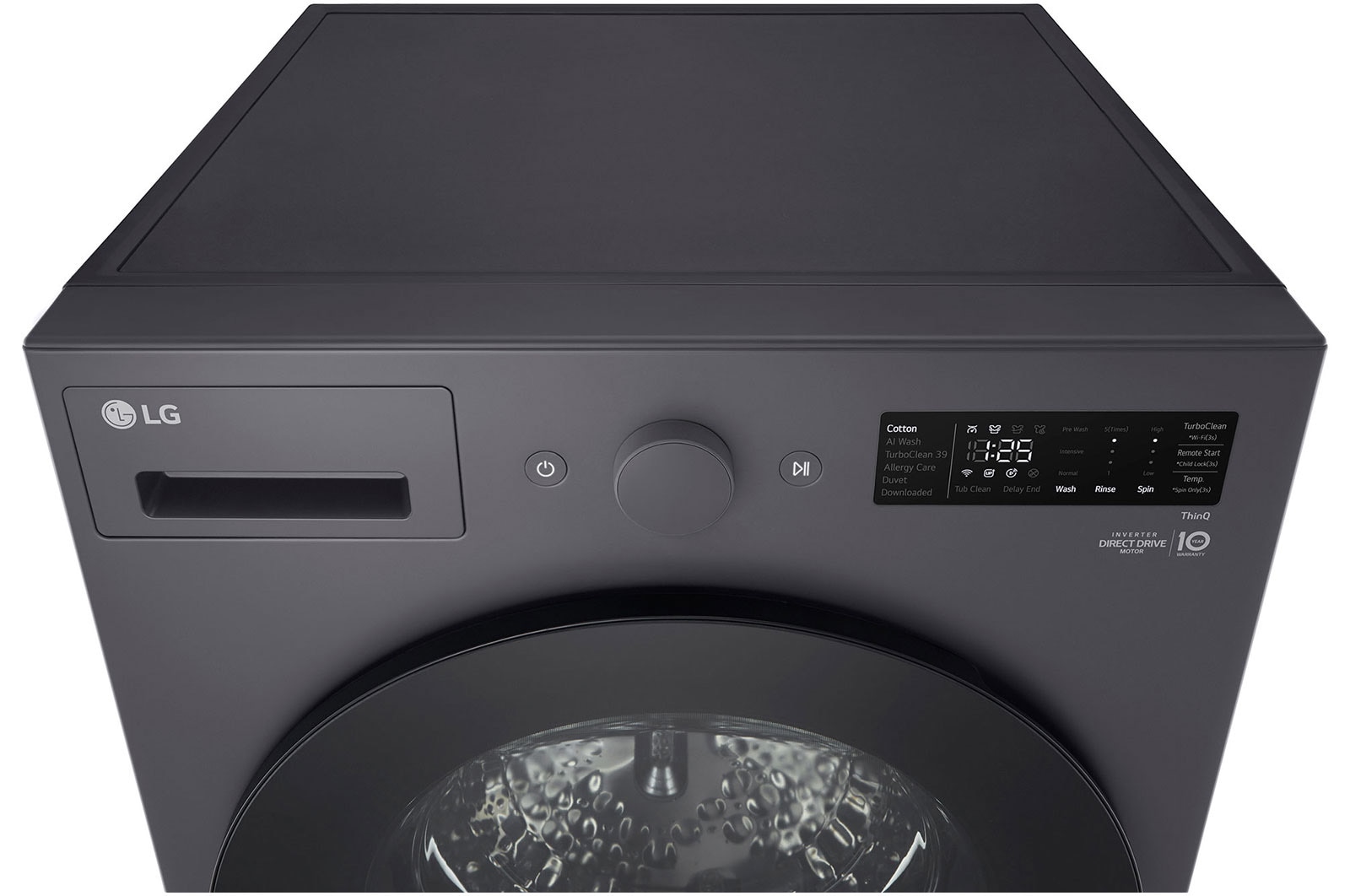 15kg Slim Front Load Washer with AI Direct Drive™ and TurboWash ...