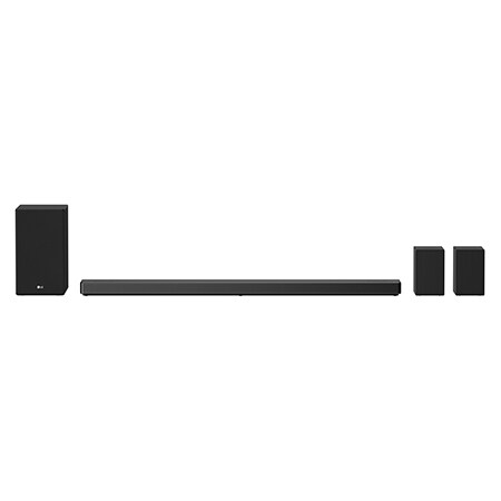 LG SN11R 770W 7.1.4ch Hi-Res Dolby Atmos Sound Bar with Meridian ...