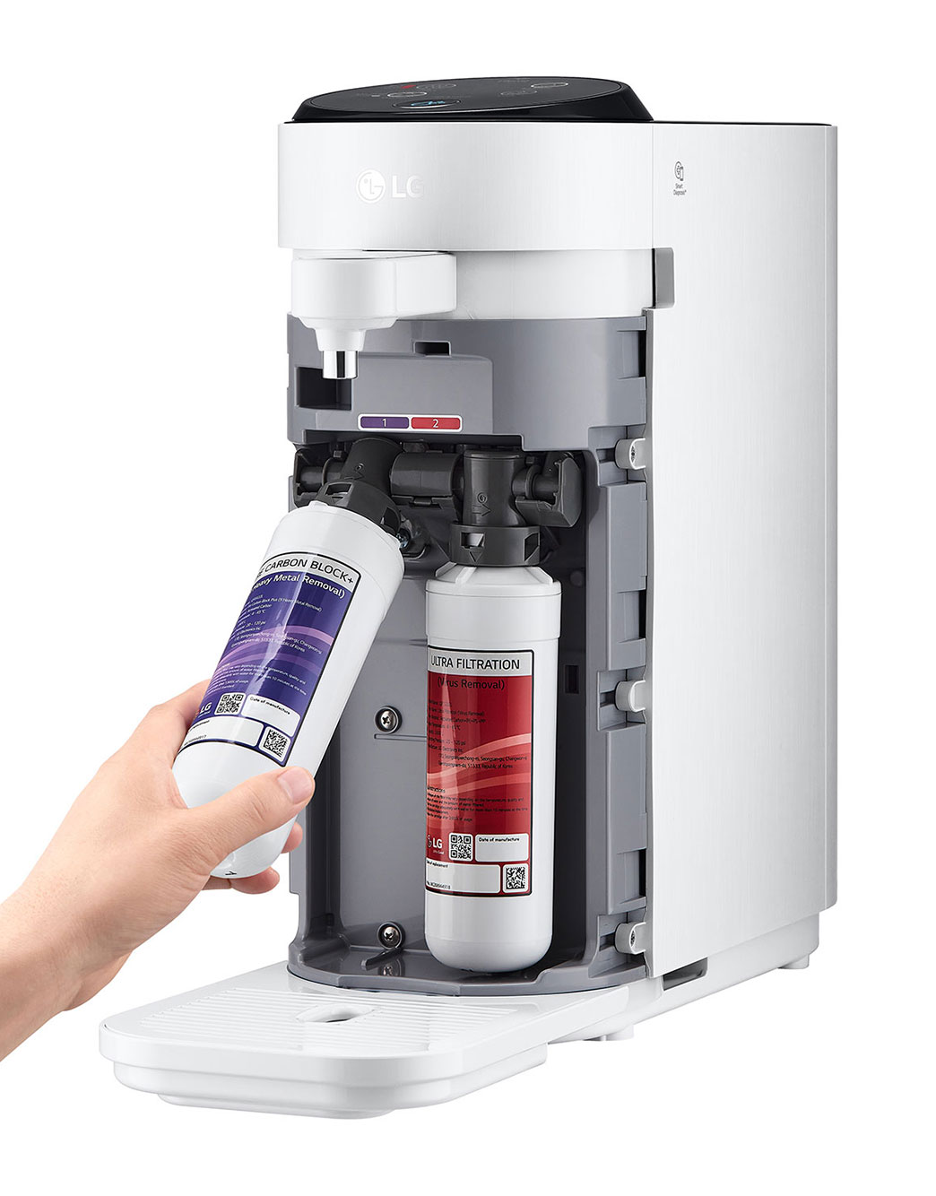 LG PuriCare™ Tankless Water Purifier with 4-Stage filtration Hot ...