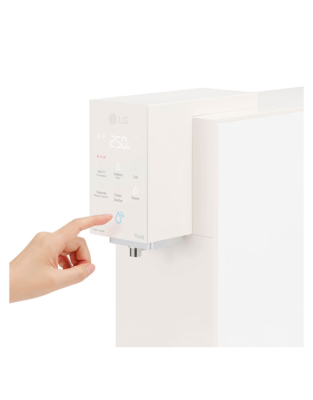 LG PuriCare Objet Collection Water Purifier, Calming Beige - WD518AN ...