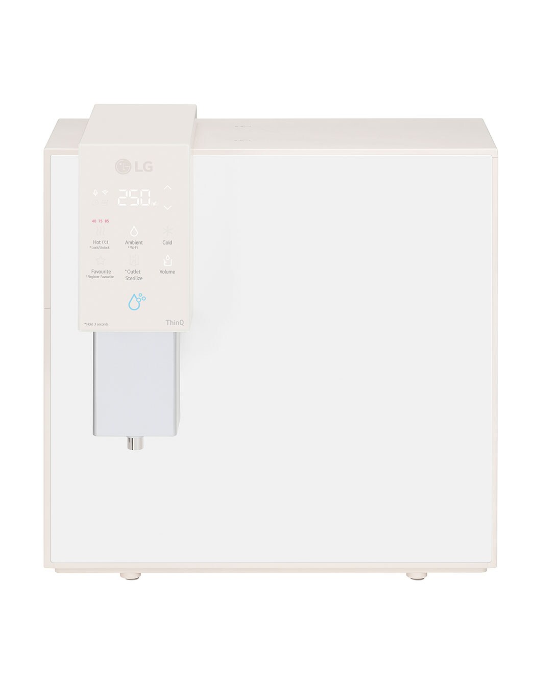 LG PuriCare Objet Collection Water Purifier, Calming Beige - WD518AN ...