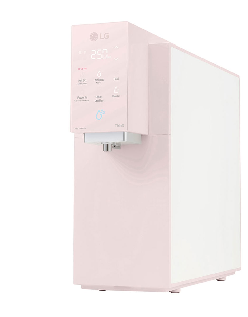 LG PuriCare Objet Collection Water Purifier, Calming Pink - WD518AN ...