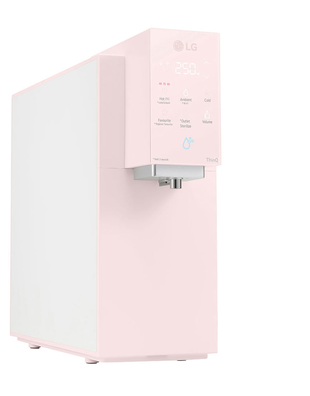 LG PuriCare Objet Collection Water Purifier, Calming Pink - WD518AN ...