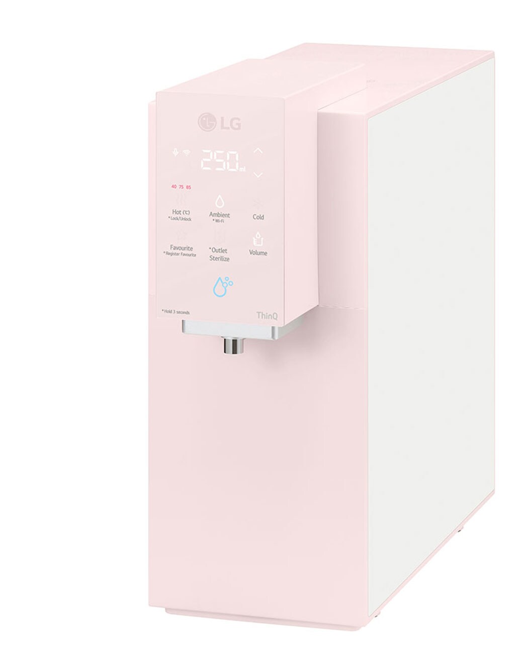 LG PuriCare Objet Collection Water Purifier, Calming Pink - WD518AN ...