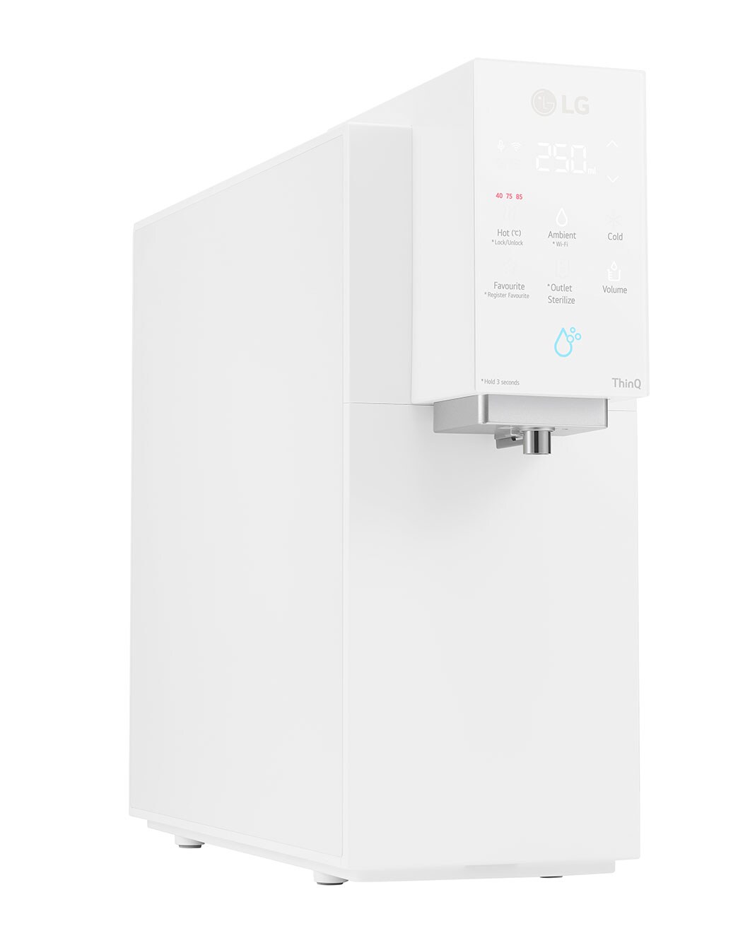 LG PuriCare Objet Collection Water Purifier, Calming Cream White ...