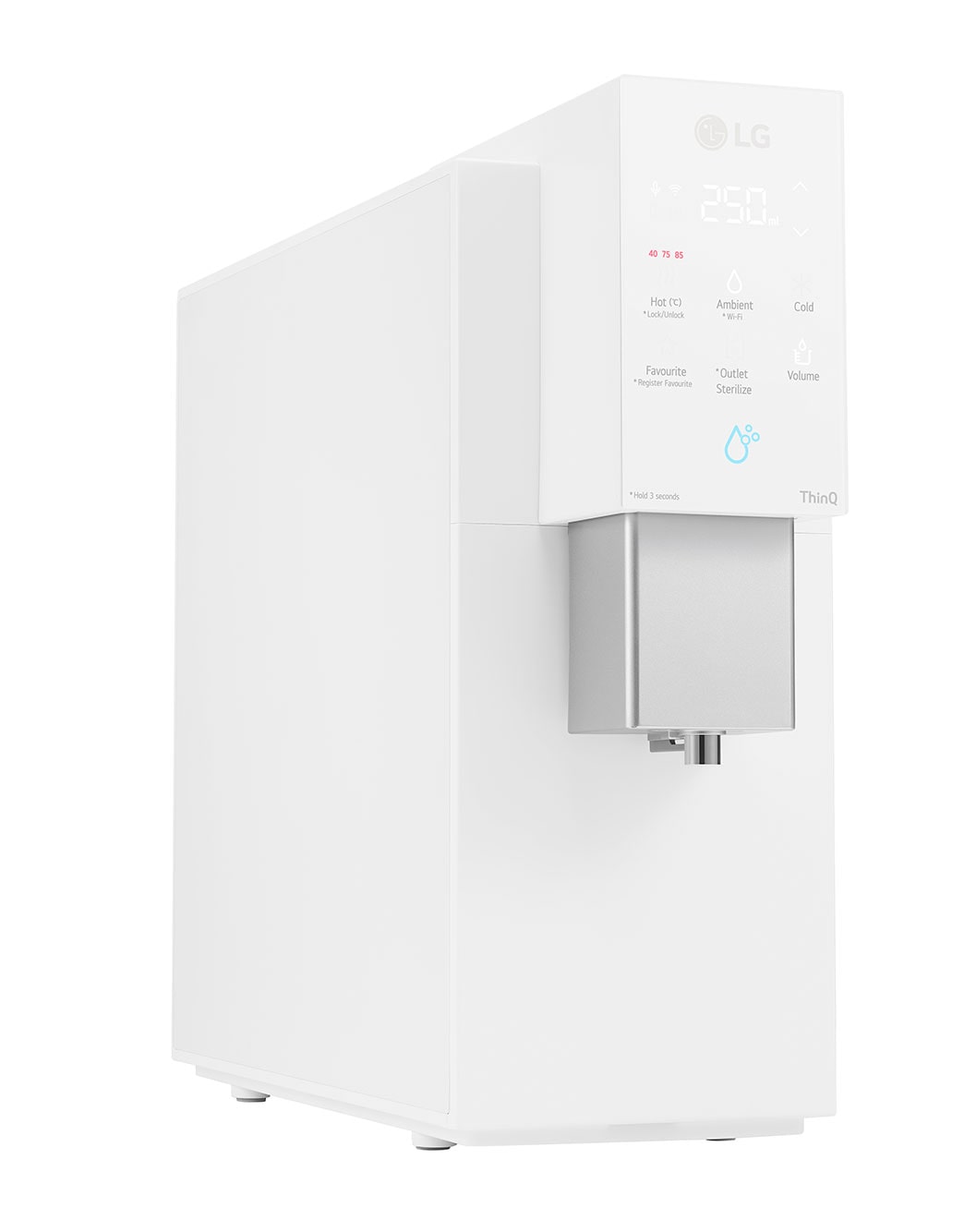 LG PuriCare Objet Collection Water Purifier, Calming Cream White ...