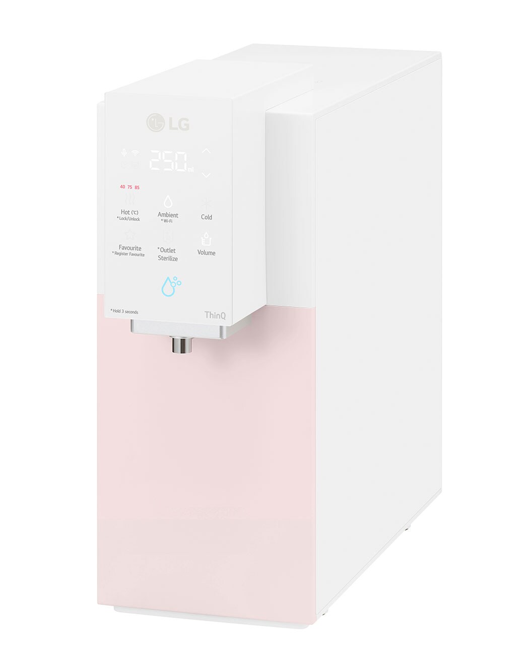 LG PuriCare Objet Collection Water Purifier, Calming Cream White ...