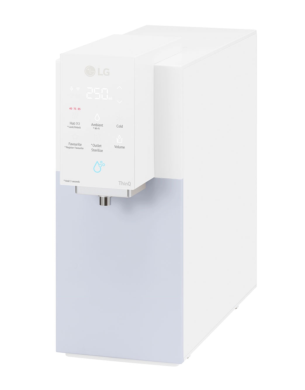 LG PuriCare Objet Collection Water Purifier, Calming Cream White ...