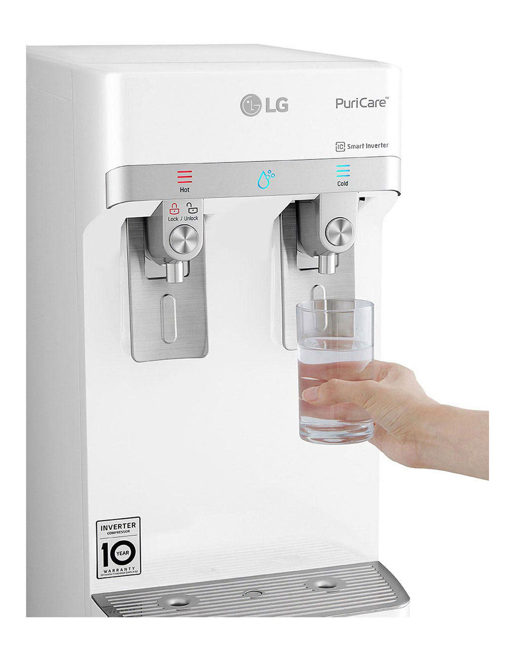 Slim Stand LG PuriCare™ Water Purifier with Tankless Cold Water & Big ...