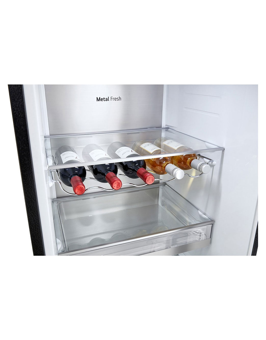384L Single Door Fridge in Mint Finish - GC-B411FGPF | LG MY