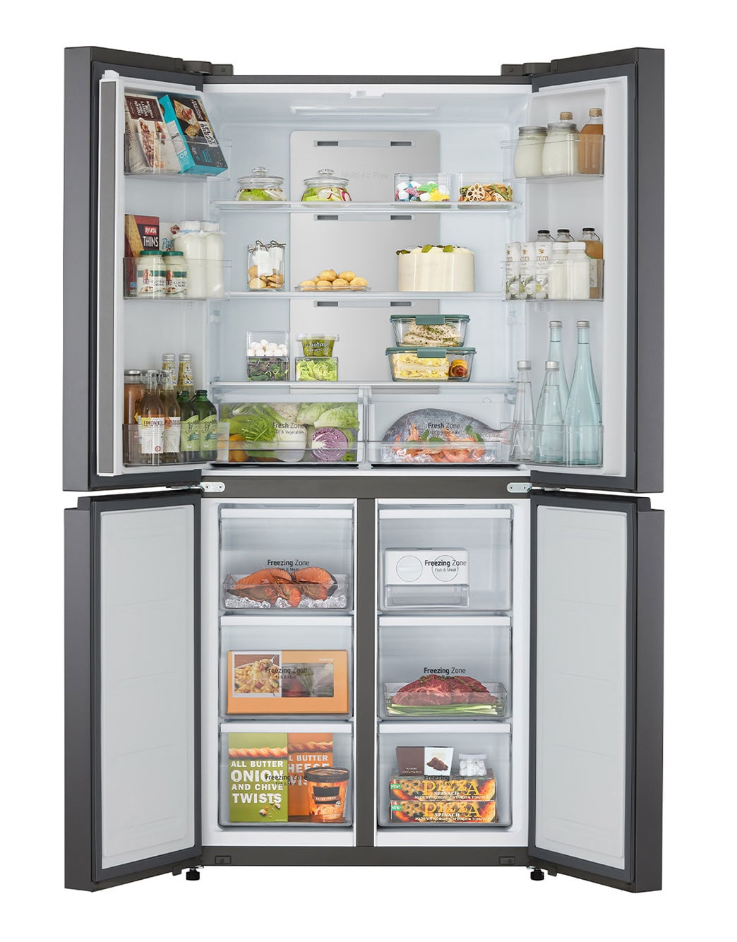 470L Multi Door Fridge in Essence Black Steel - GC-B47FFQAB | LG MY