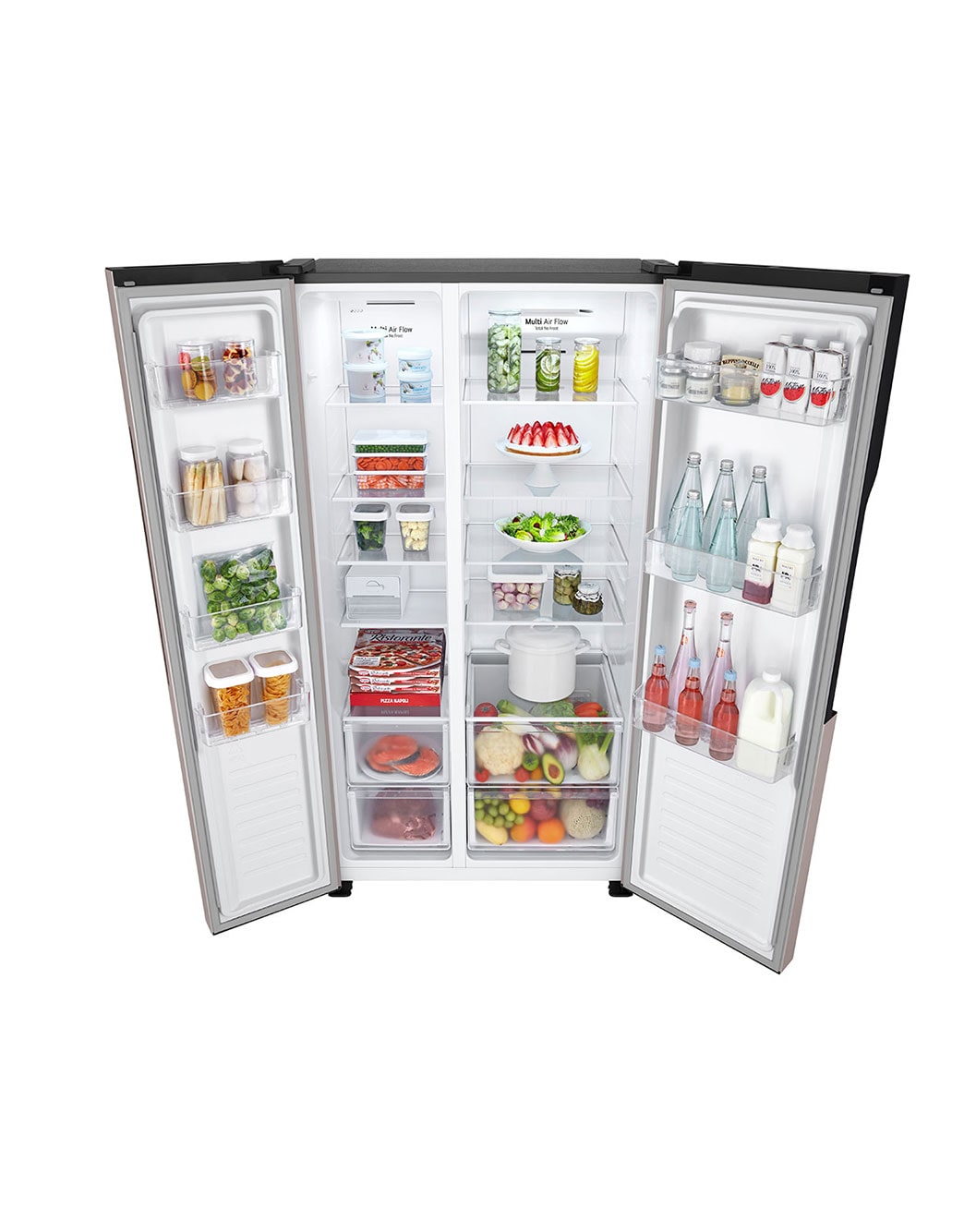 508L Side-by-Side Fridge in Gold Finish - GC-B507PGAM | LG MY